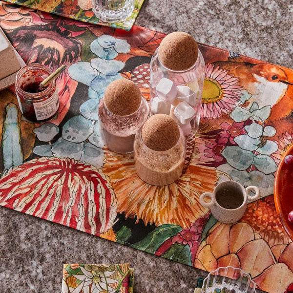 Fable Table Runner - Meet Gather Collect